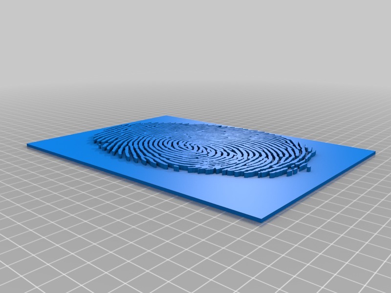 Free 3D file Fingerprint 🧞‍♂️・3D print model to download・Cults