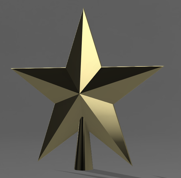 3D file Christmas Tree Topper 🎄・3D print model to download・Cults