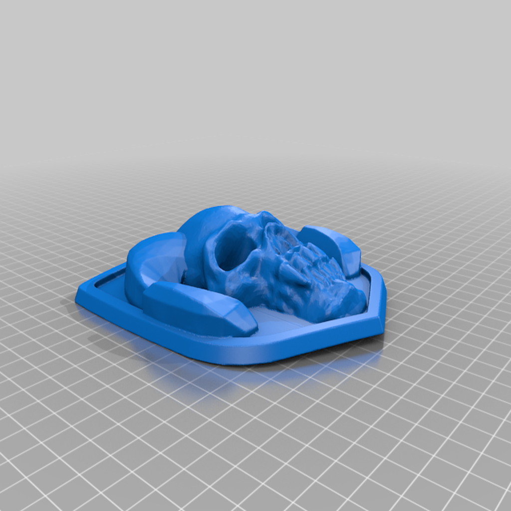 3D file Evil Dodge Ram Grill Emblem 🐏・3D printable design to download・Cults