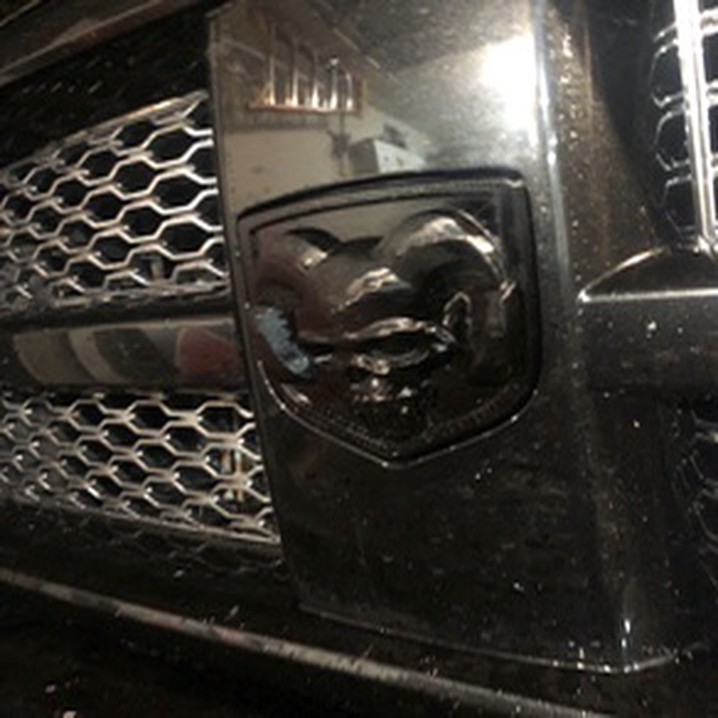 3D file Evil Dodge Ram Grill Emblem 🐏・3D printable design to download・Cults