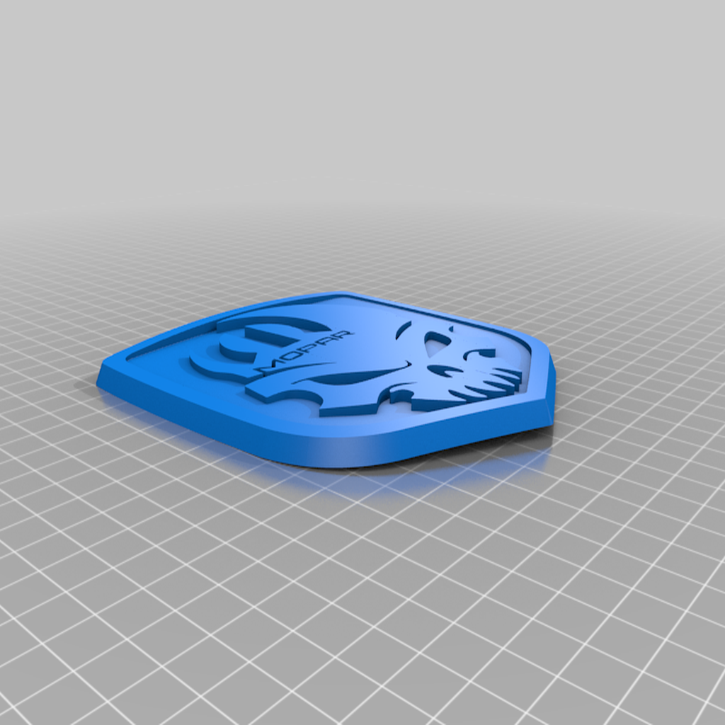 Free 3D file Mopar Skull Ram Grille/Tailgate Emblems・3D printing ...
