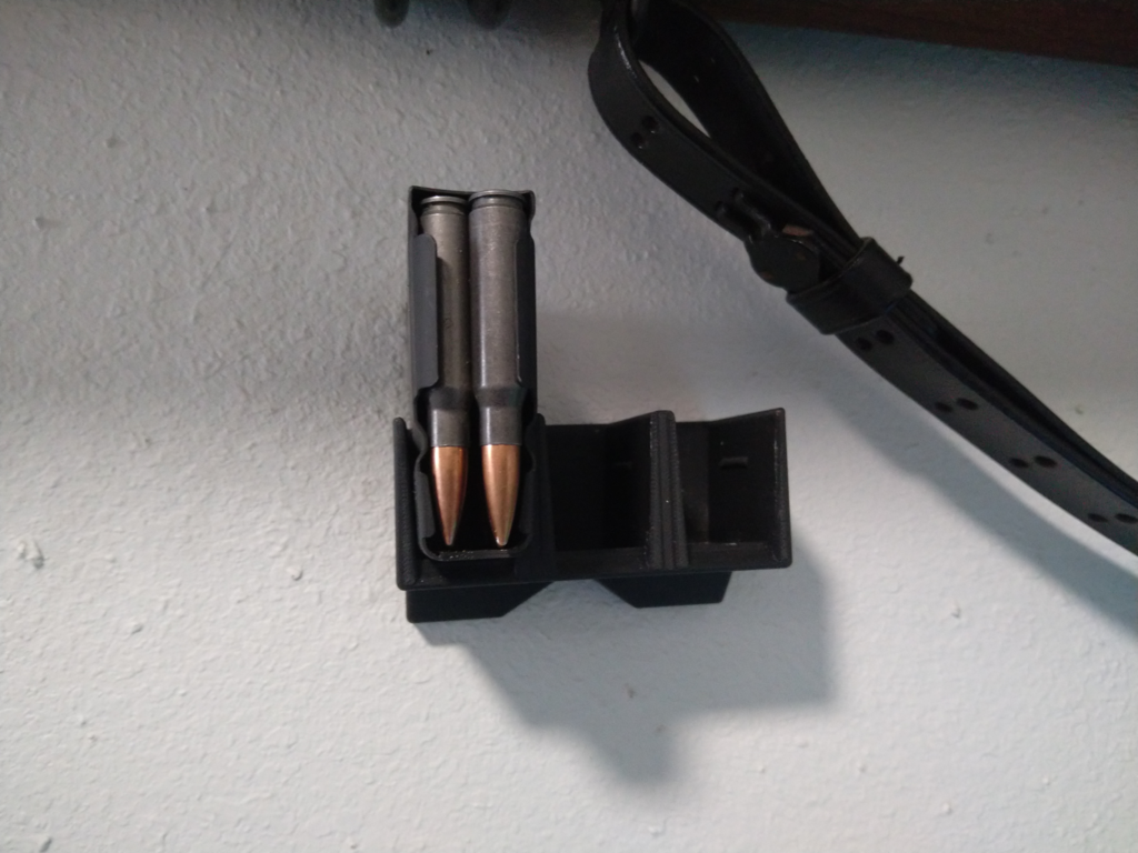 Free 3D file M1A - Plateless 10 rd .308 Wall Mounted Magazine Holder・3D ...