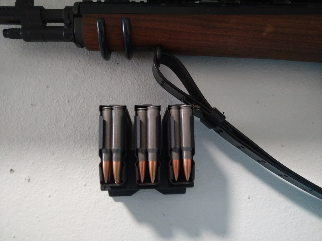 Free 3D file M1A - Plateless 10 rd .308 Wall Mounted Magazine Holder・3D ...