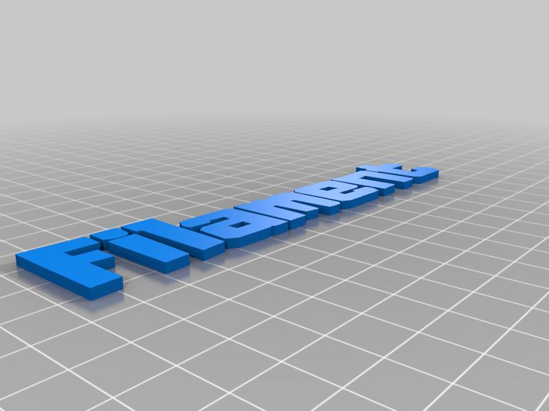 Free 3D file Filament Text・3D printing idea to download・Cults