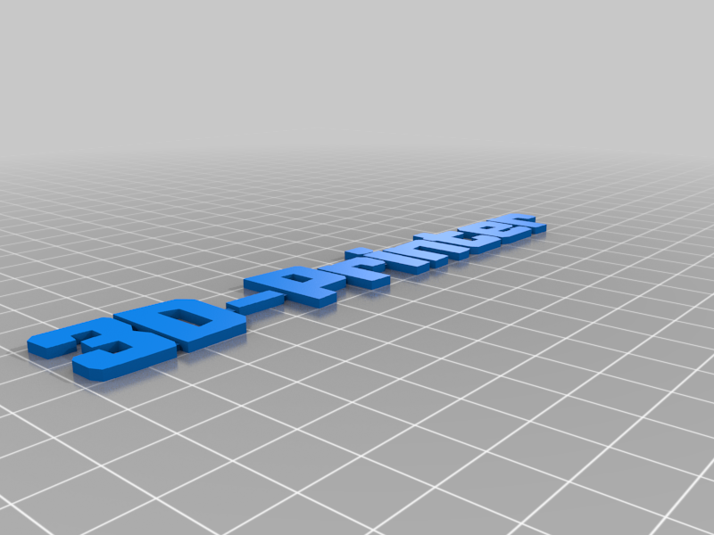 Free 3D file 3D-Printer Text・3D printer design to download・Cults