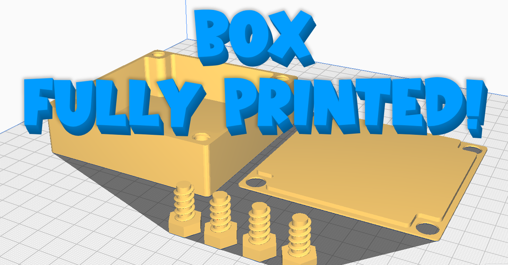 Free 3D file Box, Fully printed, No screws・3D print object to download ...
