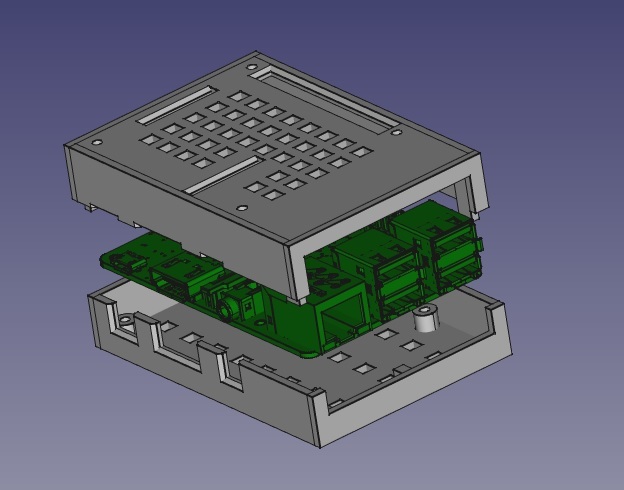 Free 3D file Rasberry Pi 3b Case v1・3D printer model to download・Cults