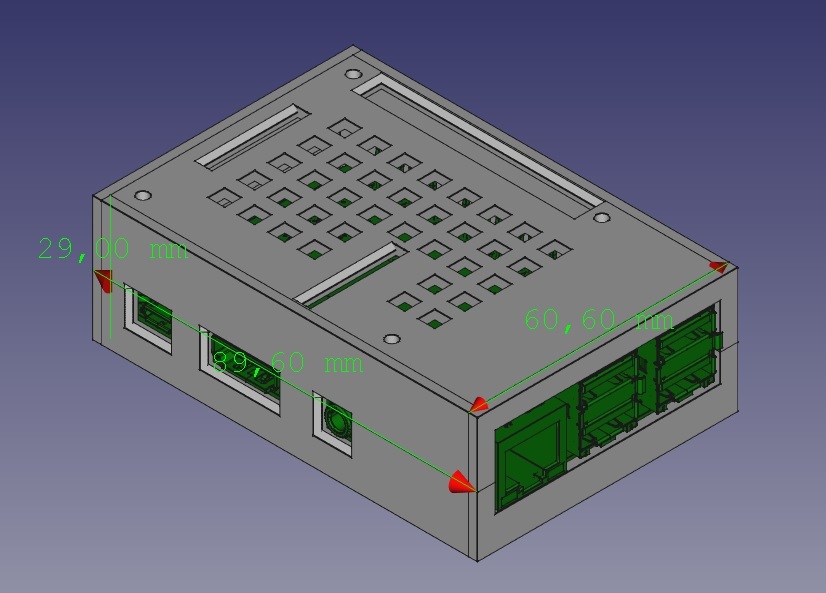 Free 3D file Rasberry Pi 3b Case v1・3D printer model to download・Cults