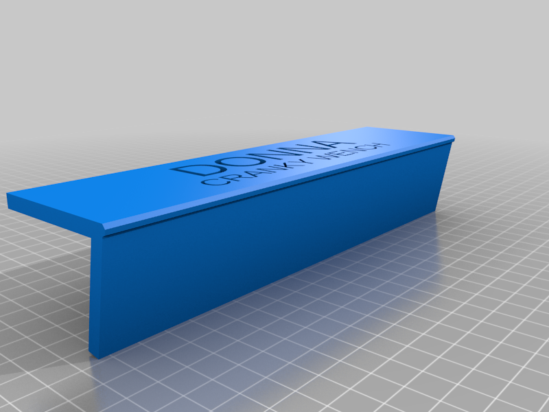 Fichier 3D gratuit Plaque d'identité Donna 🏢・Objet à télécharger et à ...