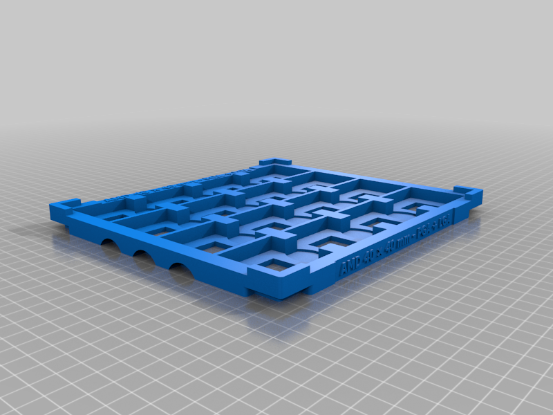 3D-Datei Stapelbare CPU-Tray-Halter für verschiedene Sockel 🖥️ ...