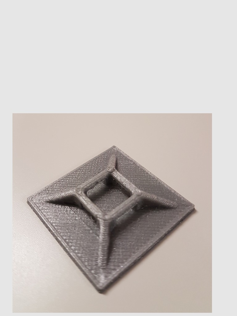 Free 3D file Mount Base for Cable Ties / Kabelbinder Halterung・3D ...