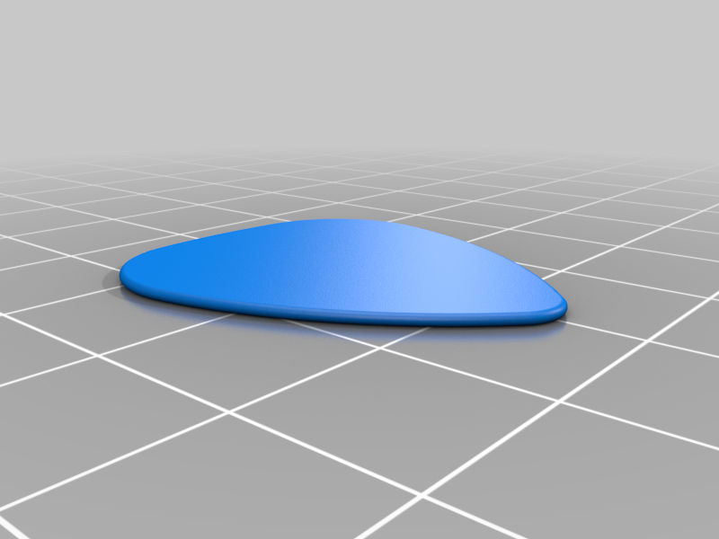 Archivo 3D gratuito Plumilla Guitarra - Púa de Guitarra - Guitar Pick・Objeto imprimible en 3D ...