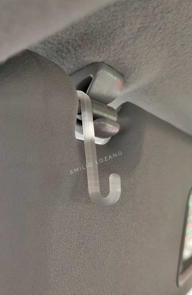 Free 3D file Gancho Visera Auto・3D printer model to download・Cults