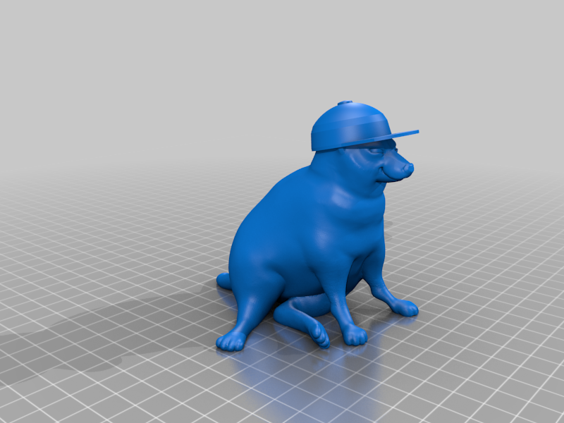 Free STL file Free Cap Cheems sculpture・3D printable model to download ...