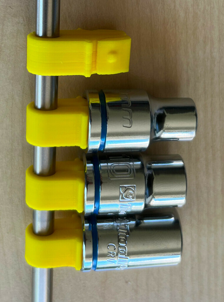 Free 3D file Square drive socket holder clip 🟪・3D print design to ...