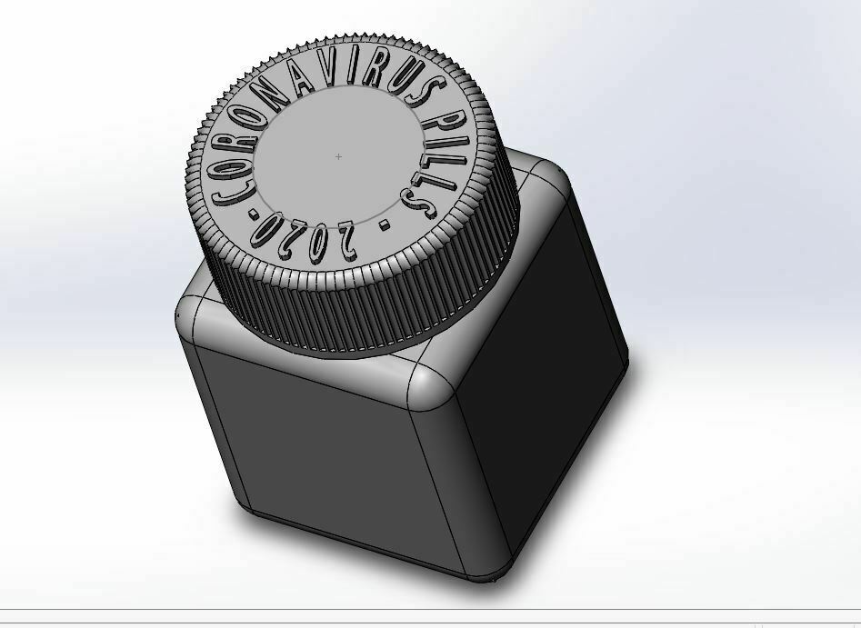 Free 3D file corona pills box・3D printer model to download・Cults