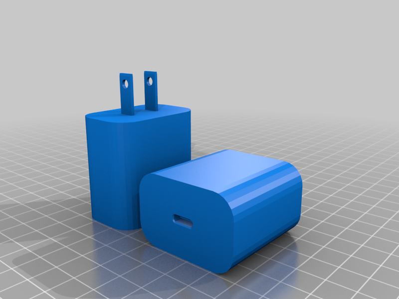 Free 3D file Apple original charger 20W Type-C・Template to download and ...