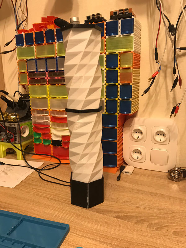 Free 3D file The lamp on the LED strip WS2812B based on the project by ...