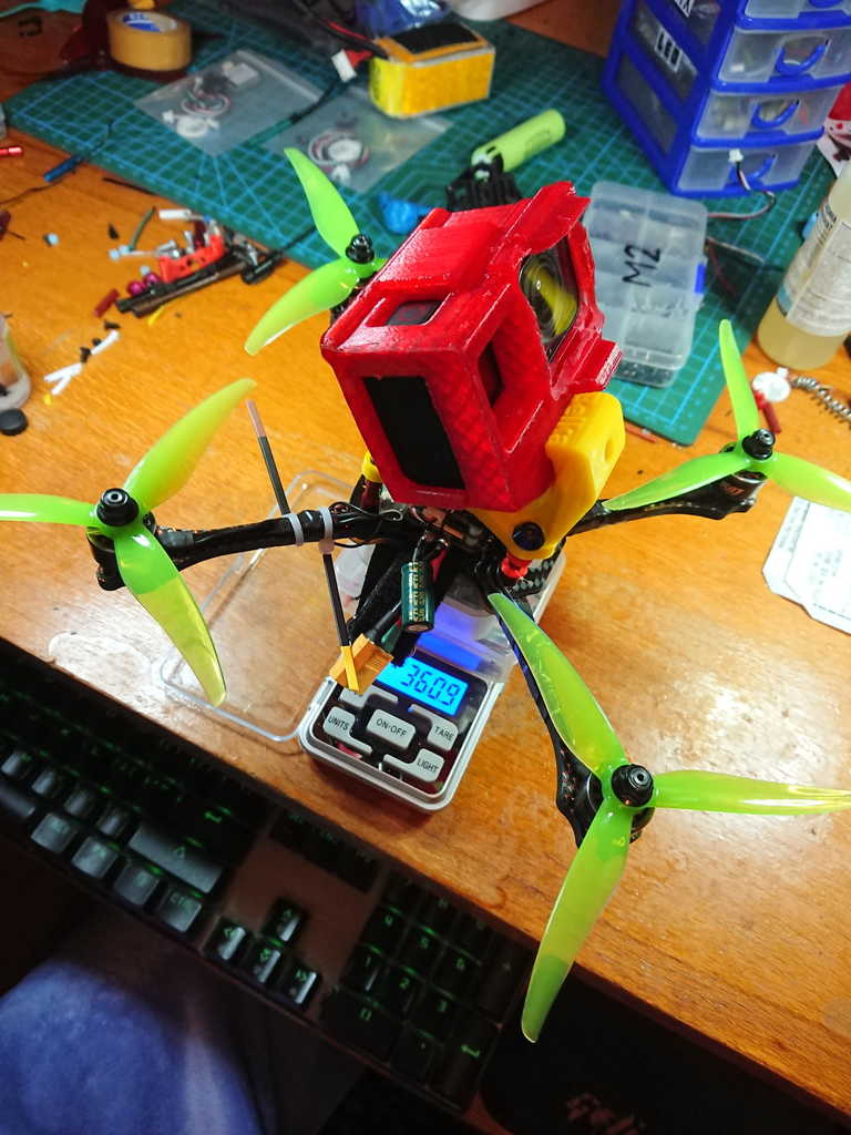 Free 3D file For lokanaft gopro mount and cherry rush antenna for drone ...