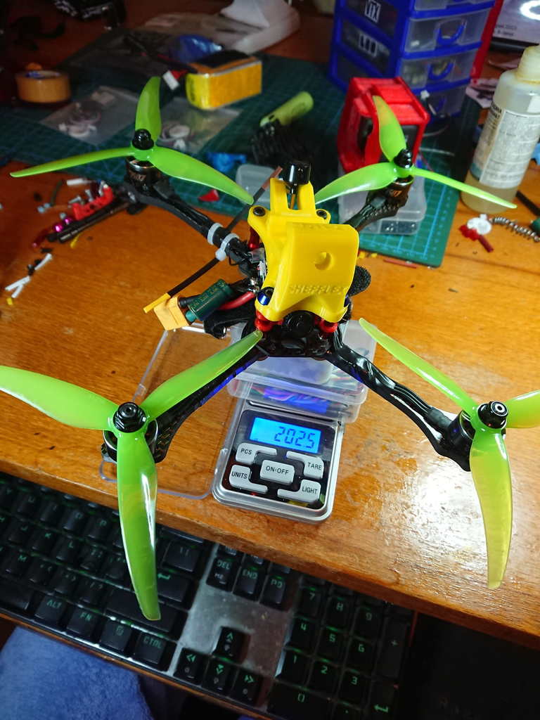 Free 3D file For lokanaft gopro mount and cherry rush antenna for drone ...