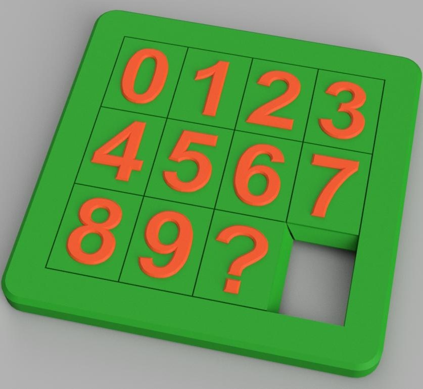 Free 3D file Double-sided sliding puzzle・Design to download and 3D print・Cults