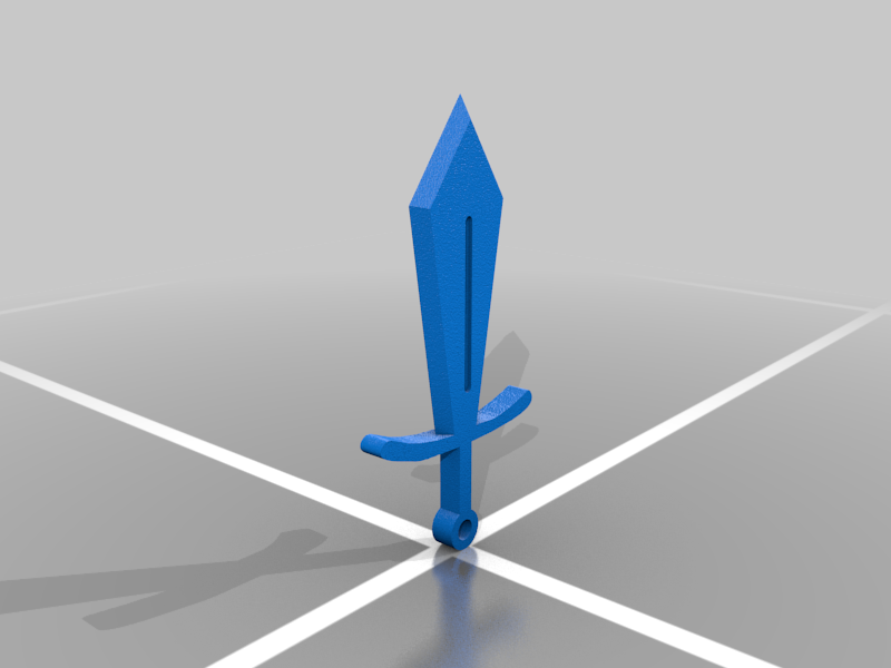 Free 3D file Sword Keychain・3D printer model to download・Cults