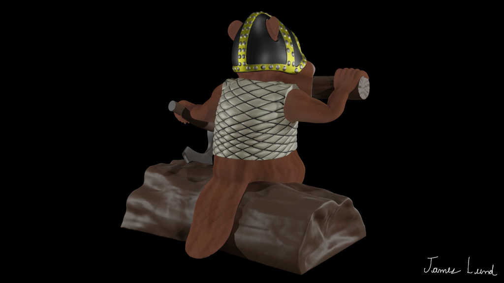 Free 3D file Angry Viking Beaver 😡・3D printable object to download・Cults
