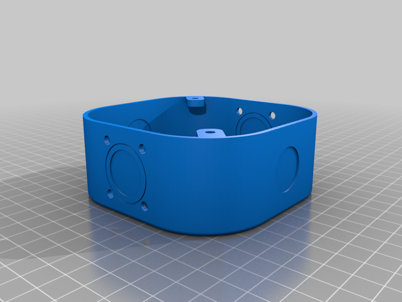 Free 3D file deep/shallow iberville electrical Octogon Box・3D printer ...