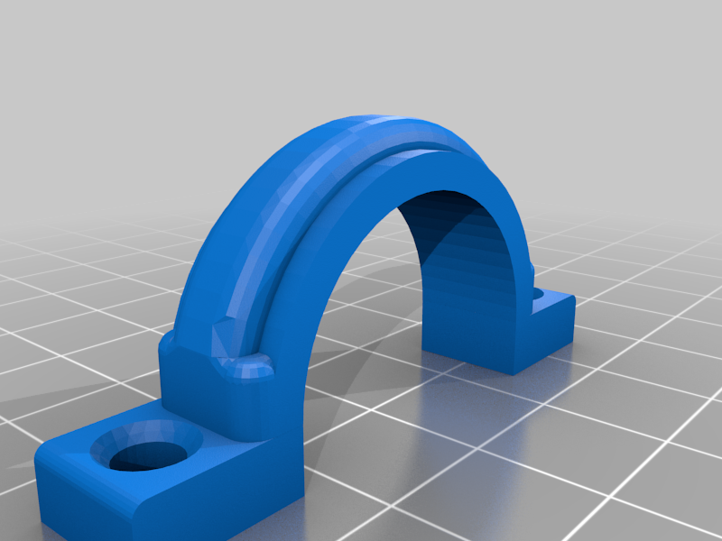 Free 3D file 1 inch conduit strap・Model to download and 3D print・Cults
