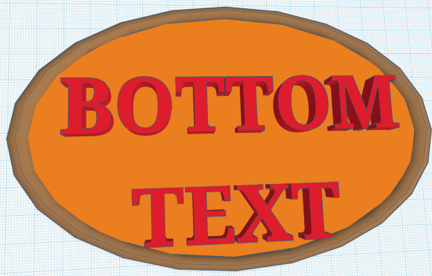 Free 3D file Bottom Text・3D print design to download・Cults