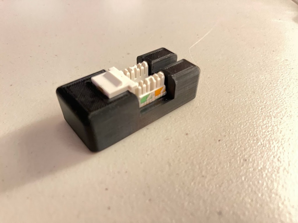 Free 3D file Keystone Jack punch-down holder 🛠️・3D printer design to ...