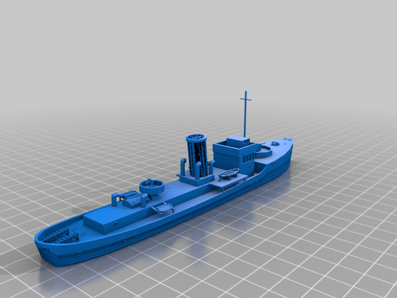 Free 3D file Royal Navy Flower-class corvette 🏗・3D print object to ...