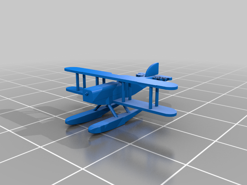 Free 3D file Floatplane Scale 1/500・3D print object to download・Cults