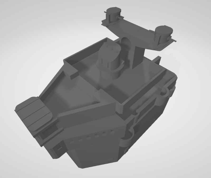 Free 3D file Battleship superstructure・3D print model to download・Cults