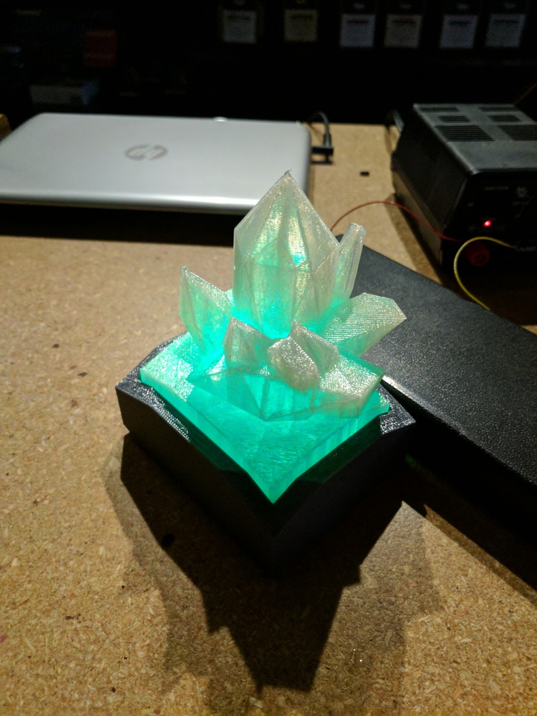Free 3D file Crystal Lamp・3D printing template to download・Cults