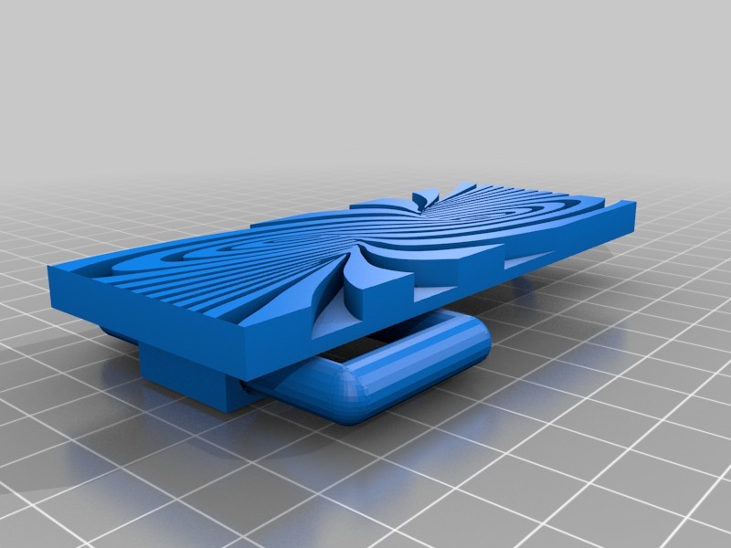 Free 3D file Customizable Belt Buckle - Dual Extrusion・3D print object ...