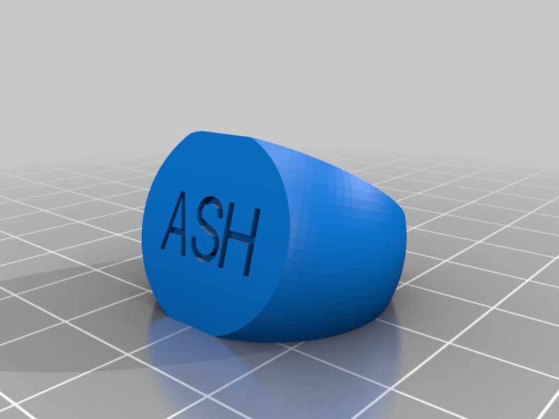 Free 3D file ASH RING・3D print design to download・Cults
