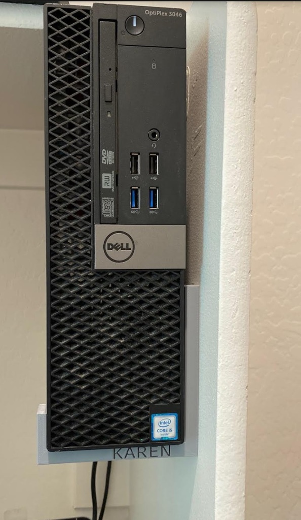 Free 3D file Dell Optiplex 3046 Wall Mount Mid-Tower・3D printable ...
