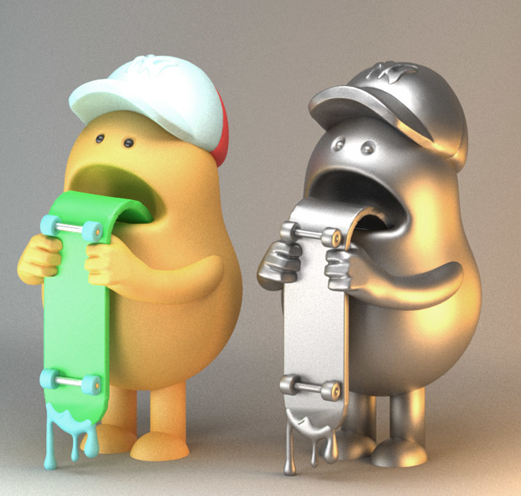Free STL file skate board kid 🛹・Object to download and to 3D print・Cults