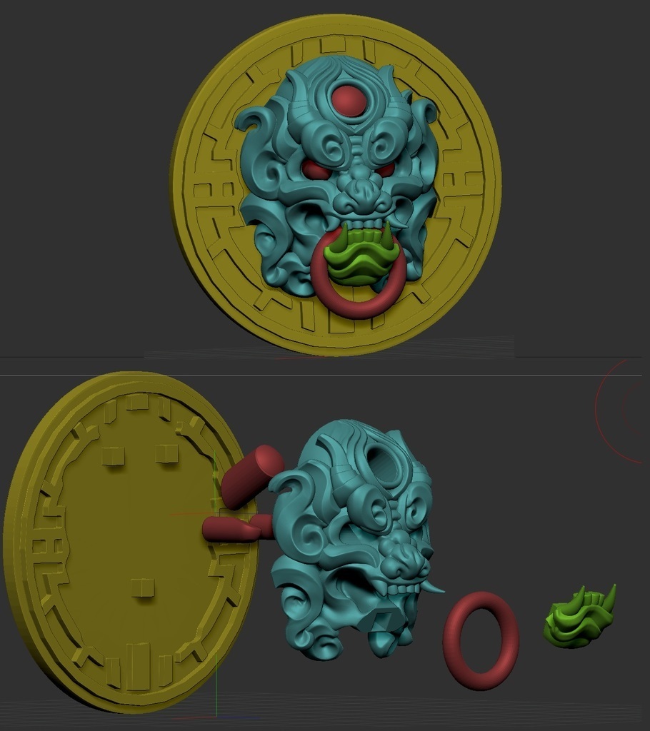 Archivo 3D gratis lámpara temática doom・Modelo para descargar y ...