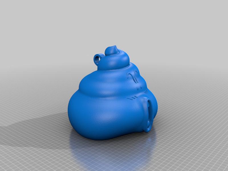Free 3D file POOP Key Chain 🔑・3D print design to download・Cults