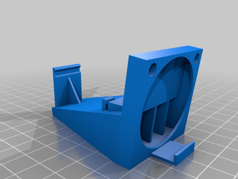 Free 3D file Rear-Mount Print Cooler for Ecksbot・3D printer design to ...