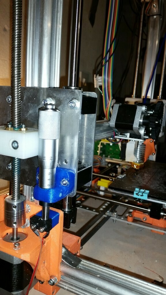 Free 3D file K8200 - micrometer Z-axis endstop・Template to download and ...