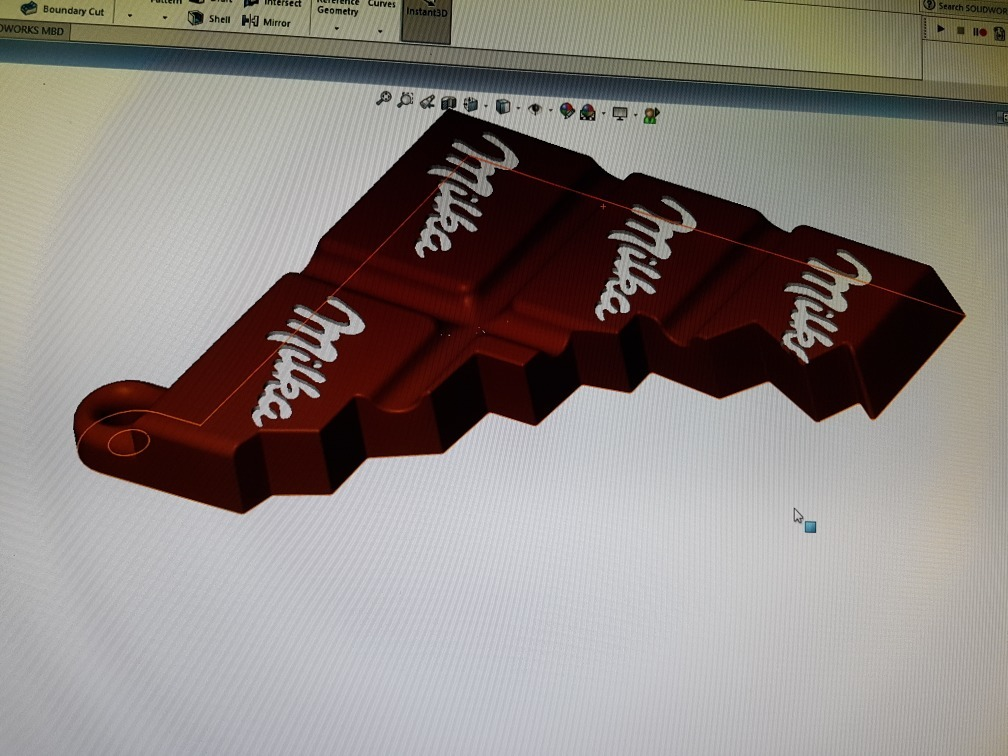 Free 3D file Milka choco keychain・Template to download and 3D print・Cults