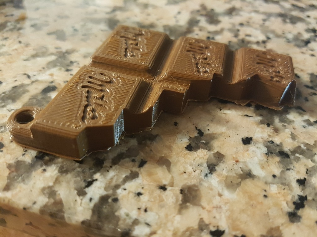 Free 3D file Milka choco keychain・Template to download and 3D print・Cults