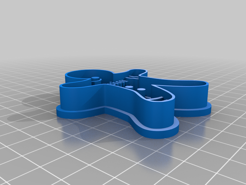 Free 3D file Gingerbread Cookie Cutter・3D printer model to download・Cults