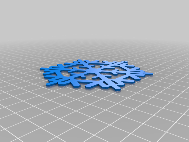 Free 3D file Easy Snowflake・Object to download and to 3D print・Cults
