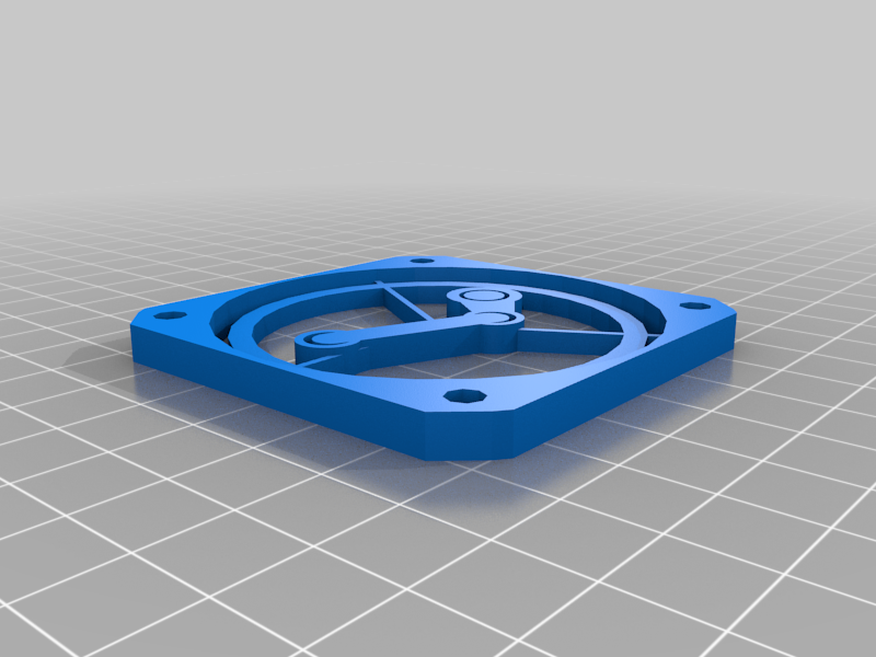 Free 3D file 60mm Fan Grille steam・3D printing design to download・Cults