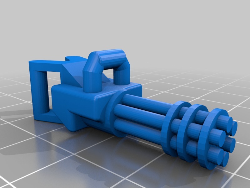 Free 3D file LEGO Minigun with Handles・3D printable model to download・Cults