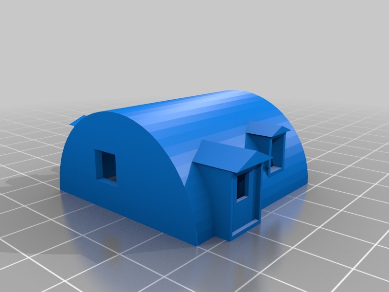 Archivo 3D gratis N scale Quonset huts・Diseño imprimible en 3D para ...